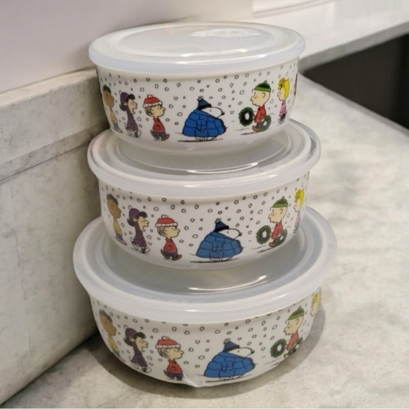 SNOOPY PEANUTS | Kitchen | Peanuts Snoopy Puffer Jacket Ceramic Storage ...